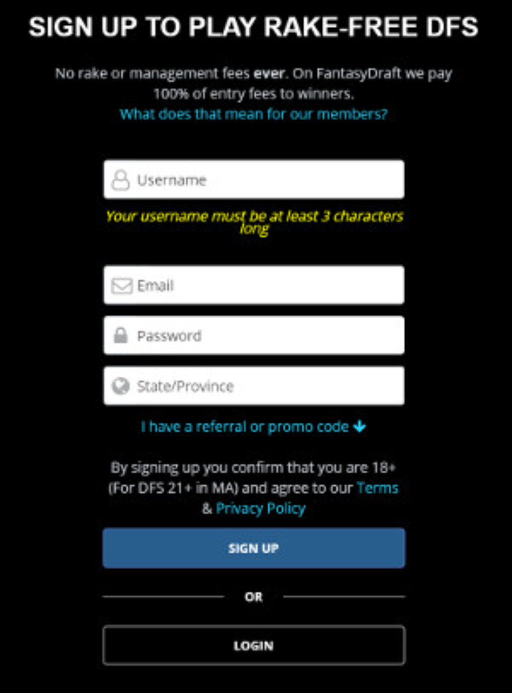 FantasyDraft Review 2020- Rake Free DFS